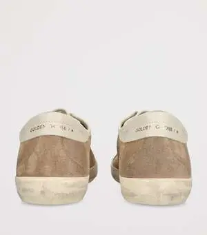 GOLDEN GOOSE Suede Super-star Low-top Sneakers