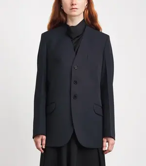JIL SANDER Wool Gabardine Blazer
