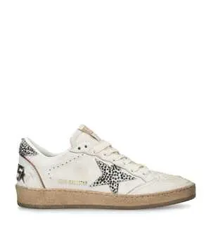 GOLDEN GOOSE Leather Dalmation Ballstar Sneakers