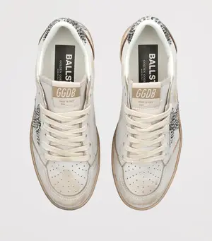 GOLDEN GOOSE Leather Dalmation Ballstar Sneakers