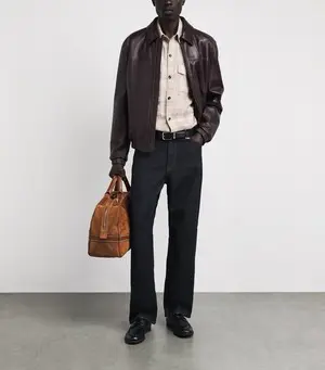 Isaia Cashmere-linen Check Overshirt