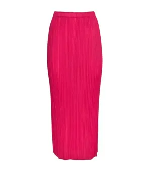 Issey Miyake Midi Skirt - Pink