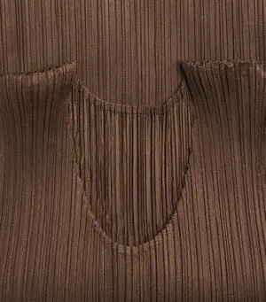 Issey Miyake Sleeveless Pleated Tank Top