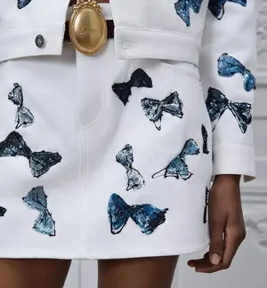 Dior Riviera Straight Miniskirt