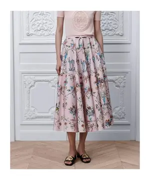 Dior Dioriviera Mid-length Flared Skirt