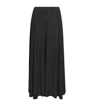 Issey Miyake Mellow Pleats Trousers - Black