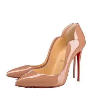 CHRISTIAN LOUBOUTIN Hot Chick Pointed Leather Pumps