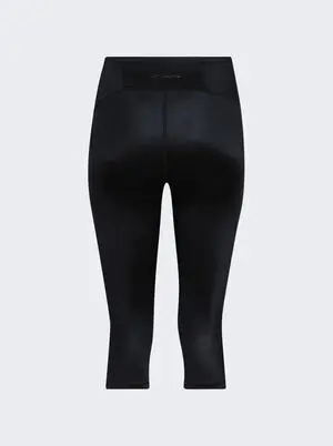 NIKESKIMS Shine Drawcord Crop 17 Legging Obsidian
