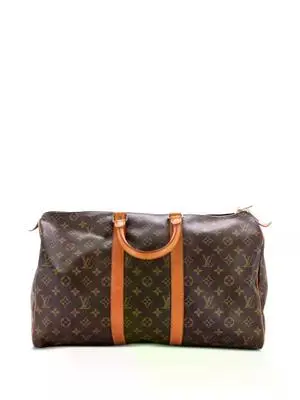 LOUIS VUITTON Keepall 45 Monogram Canvas Satchel