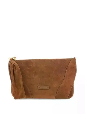GIANNI CHIARINI Suria Suede Clutch Bag