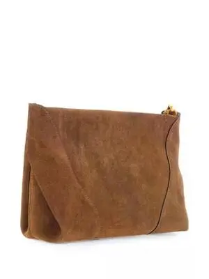 GIANNI CHIARINI Suria Suede Clutch Bag