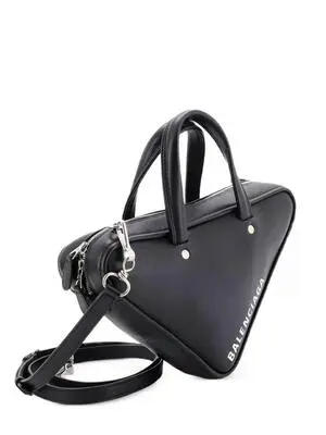 Balenciaga Triangle Duffle Bag Leather Small Satchel