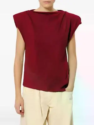 Isabel Marant Étoile Sebani Cotton Jersey T-shirt - Red