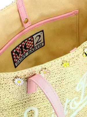 MC2 SAINT BARTH Raffia Shoulder Bag