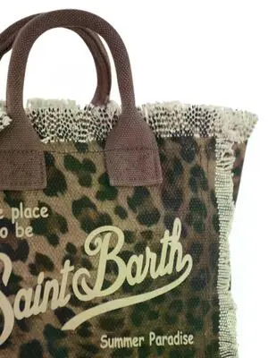 MC2 SAINT BARTH Leopard Print Tote Bag