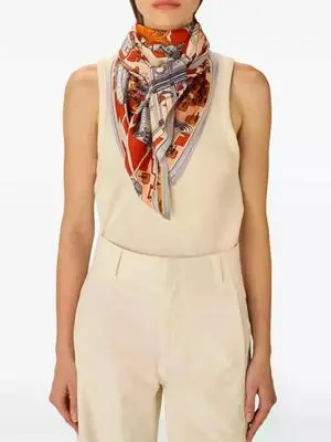 INOUI EDITIONS Graphic-print Square Scarf