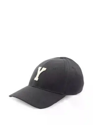 Saint Laurent Varsity Baseball Cap - Black