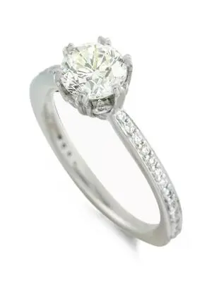 LB EXCLUSIVE Diamond Band Ring In Platinum