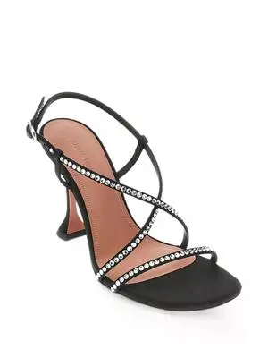 Amina Muaddi Sally Heeled Sandals