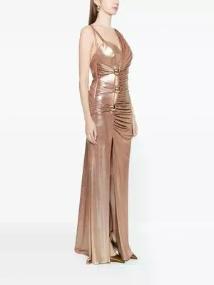 BABYLON Sleeveless Gathered Maxi Dress