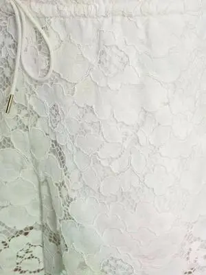Alice + Olivia Kenley Lace Scalloped-hem Shorts