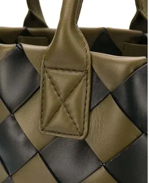 Bottega Veneta Woven Top Handle Bag