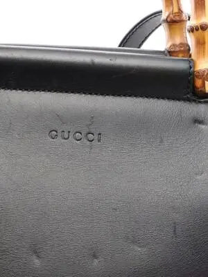 Gucci Nymphaea Bamboo Two-way Handbag