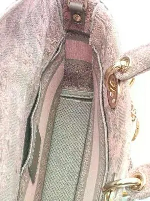 Dior Lady D-joy Canvas Handbag
