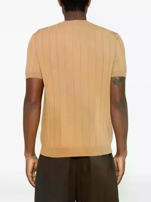 ÉPHÉMÈRE Short-sleeve Ribbed-knit T-shirt