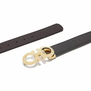 FERRAGAMO Gancini Adjustable Double-sided Belt