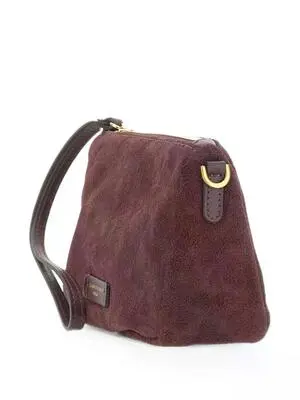 GIANNI CHIARINI Nora Suede Clutch Bag