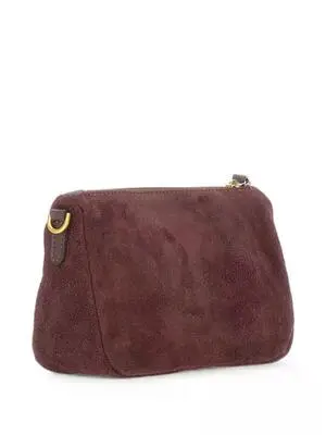 GIANNI CHIARINI Nora Suede Clutch Bag