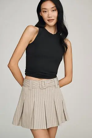 DOLAN LEFT COAST Belted Mi Skirt