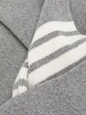 Thom Browne Striped Knit Scarf