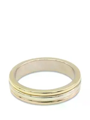 Cartier Vendome Ring In 18kt Tri
