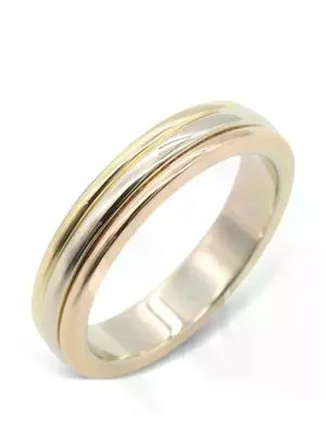 Cartier Vendome Ring In 18kt Tri