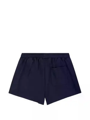SPORTY & RICH Logo Print Mini Shorts