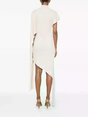 FRANCESCO MURANO Asymmetric High-neck Dress