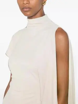 FRANCESCO MURANO Asymmetric High-neck Dress