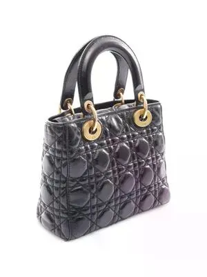Dior Small Lady My Abcdior Tote Bag - Black