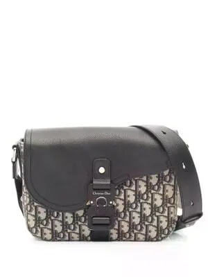 Dior Saddle Oblique Messenger Bag - Blue