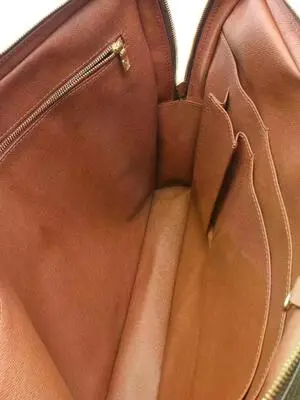 LOUIS VUITTON Monogram Canvas Porte-documents Voyage Briefcase - Brown