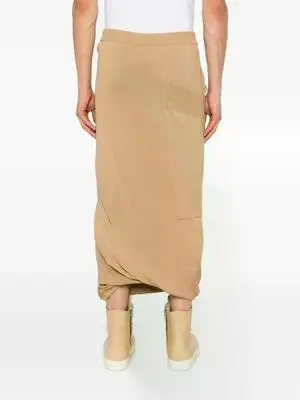 ROT Trap Button-up Wool Midi Skirt