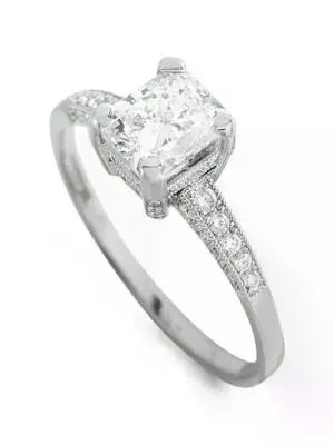 LB EXCLUSIVE Platinum Diamond Ring - Silver