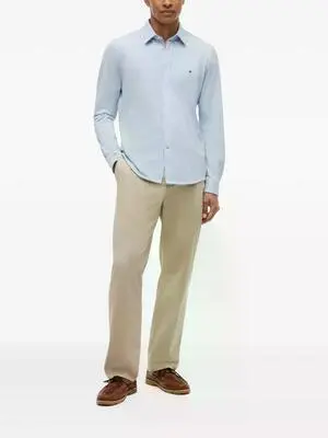Tommy Hilfiger Button-down Long-sleeve Shirt - Blue