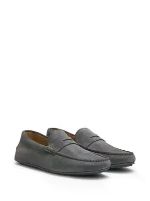 BOSS Suede Penny Loafers