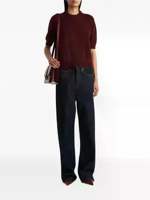 Khaite Davin Cashmere Pullover - Red