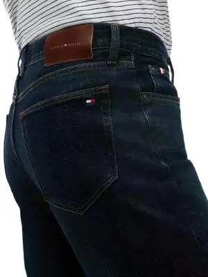 Tommy Hilfiger Logo Patch Straight-leg Jeans