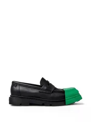 Camper Junction Leather Loafers - Black