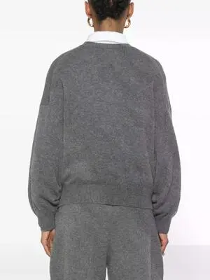 LISA YANG Veira Crew-neck Sweater - Grey